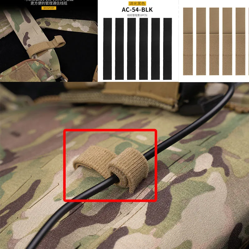 Outdoor-Tactical-Molle-Accessory-Organizer-Cable-Management-Sleeve-Belt ...
