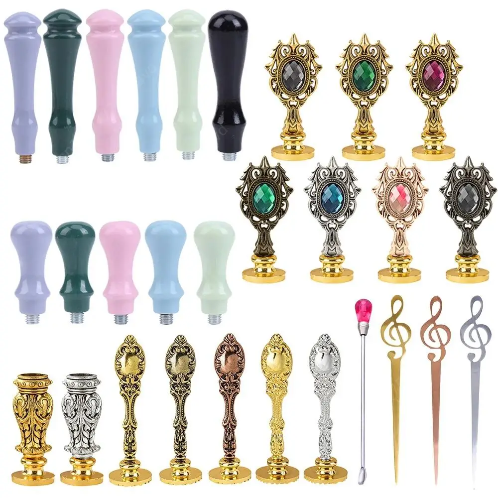 Metal-Roman-Column-Stamp-Handle-Craft-Supplies-Art-Seal-Handle-Envelope ...