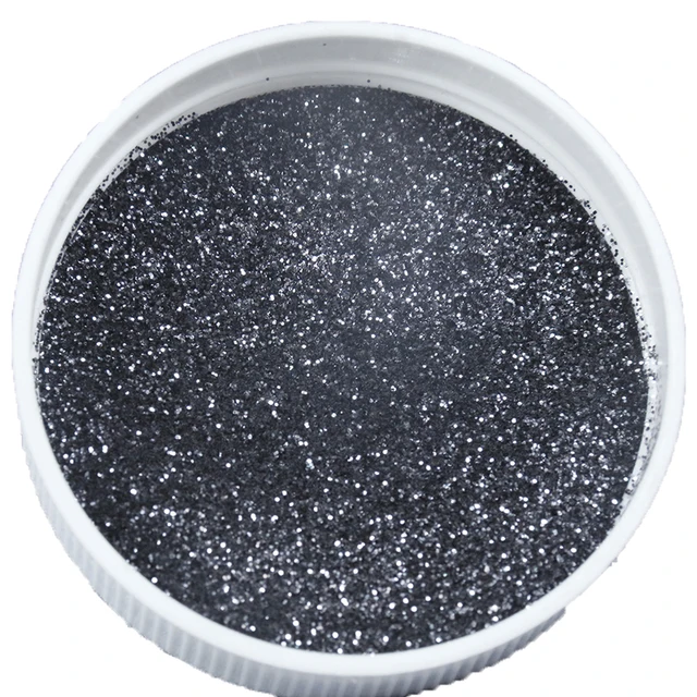 50g Black Glitter Powder Pigment Coating Paint Powder for Painting Nail ...