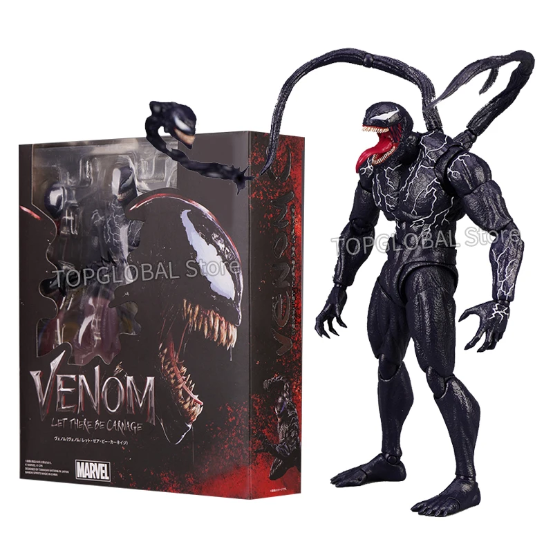 Venom-2-Action-Figure-Joint-Movable-Toys-SHF-Venom-Symbiont-Change-Face ...