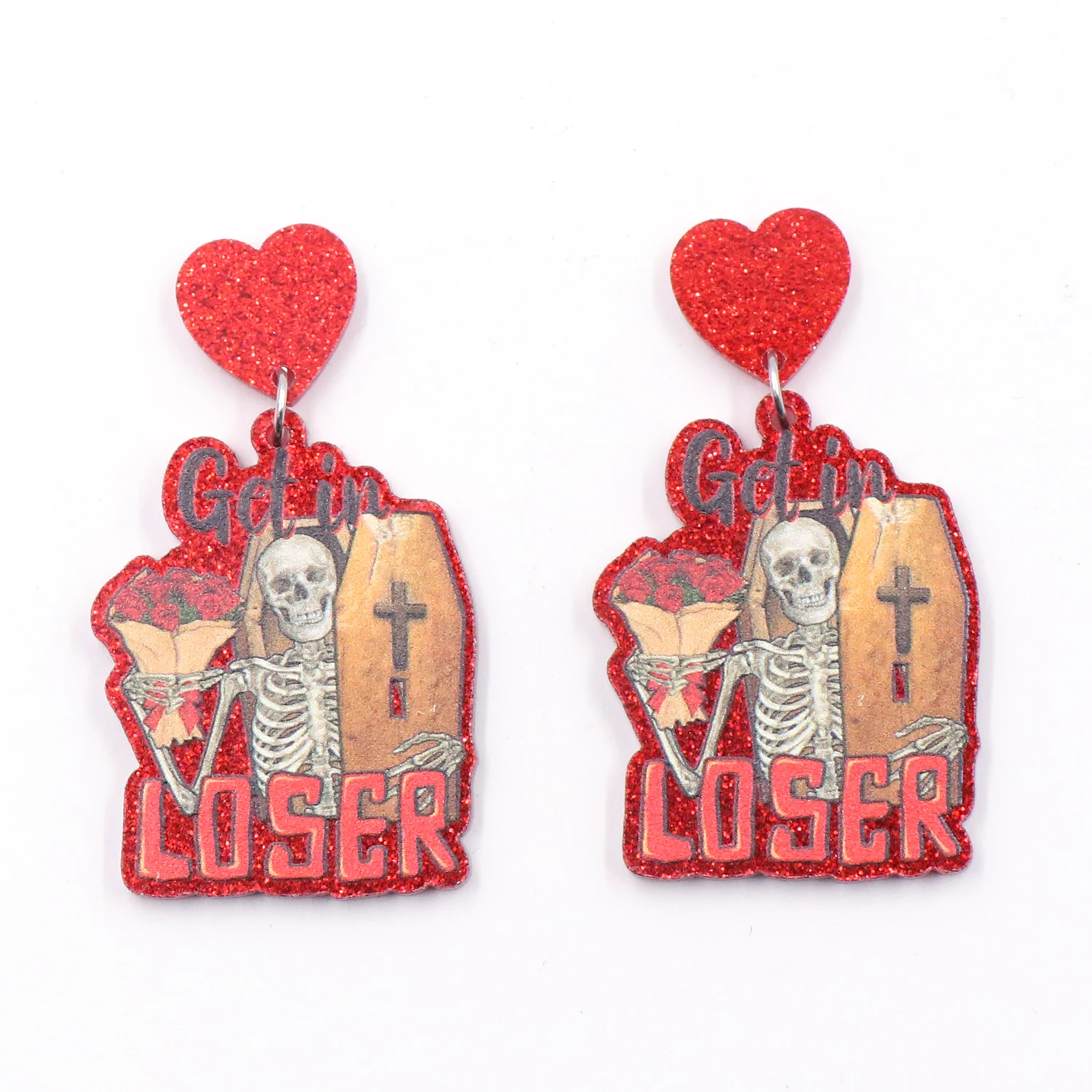 1pair-New-product-CN-Drop-Skeleton-And-coffin-get-in-loser-TRENDY ...