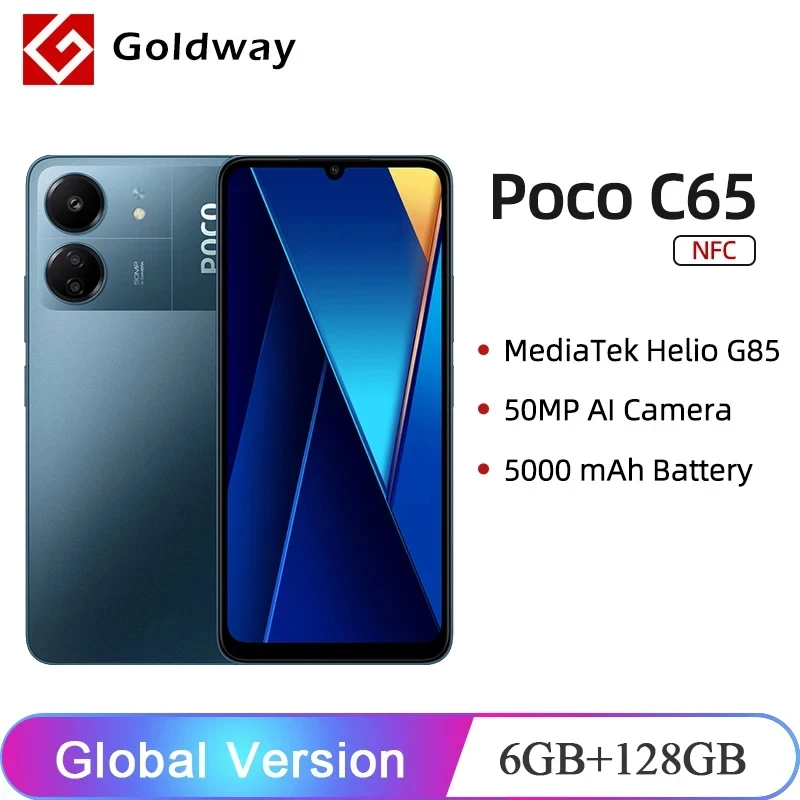 Global-Version-POCO-C65-MTK-Helio-G85-NFC-6-74-Dot-Drop-Display-5000mAh ...