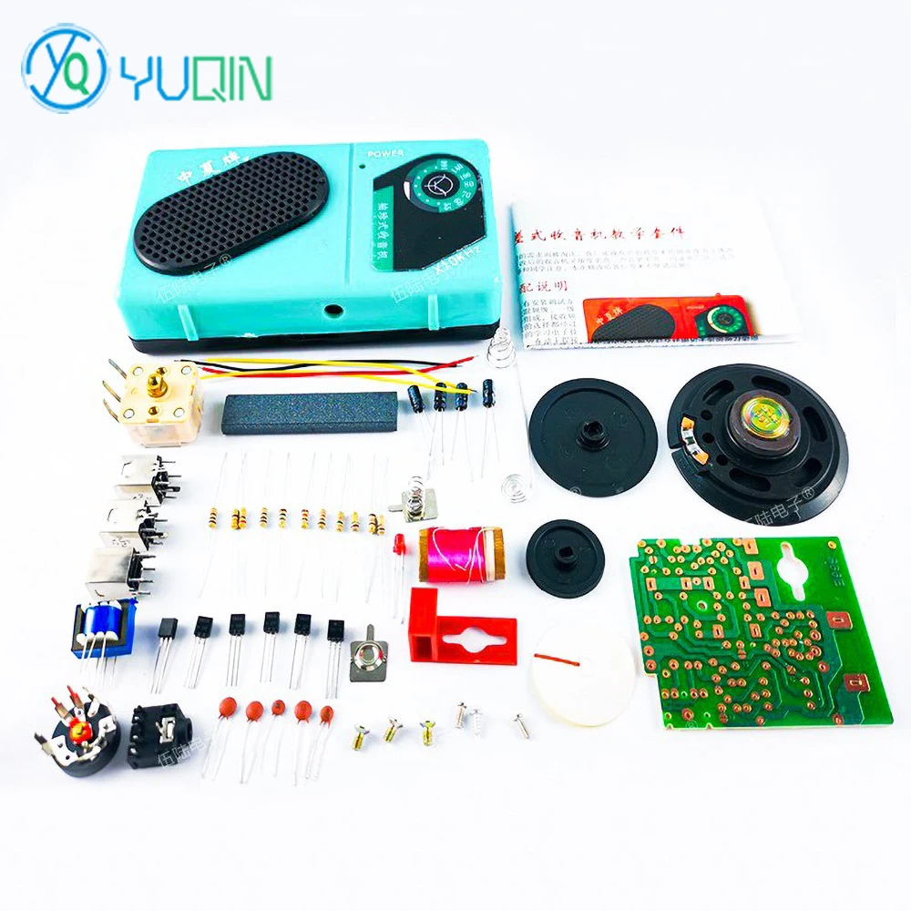 Six-Tube-AM-Radio-Kit-for-Soldering-Circuit-Board-and-Practicing-Making ...