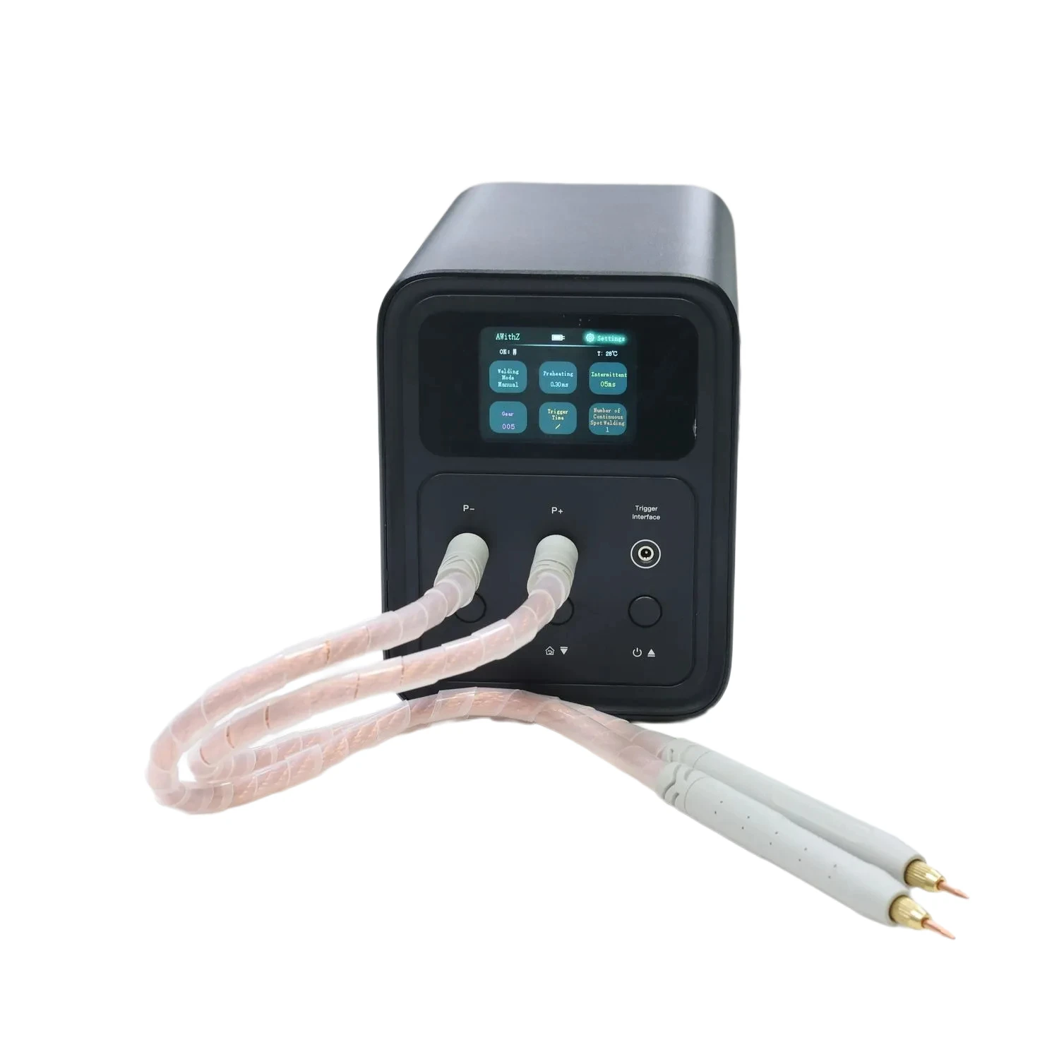 Awithz P120D New Portable Welding Machine Adjustable LED Screen Battery ...