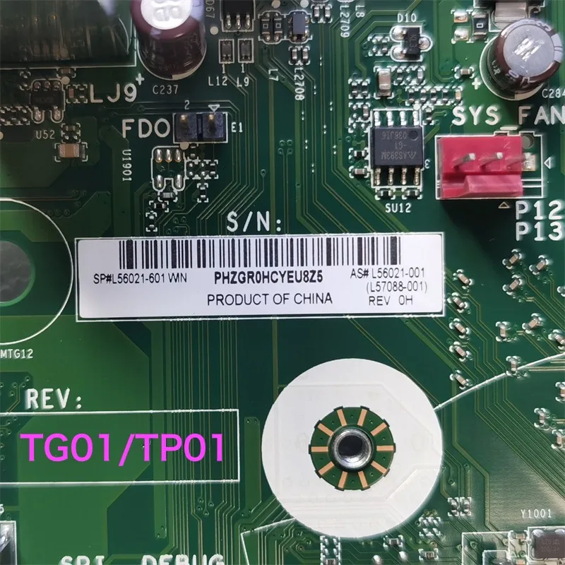 HP Pavilion Gaming TG01 TP01 Motherboard L56021-001 L56021-601 L57088 ...