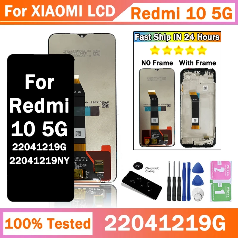 6-58-Screen-for-Xiaomi-Redmi-10-5G-Lcd-Display-Digital-Touch-Screen ...