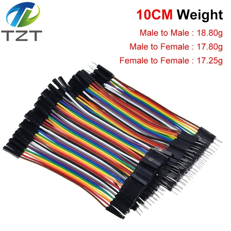 Dupont Line 120pcs 10cm Male To Male + Female To Male And Female To ...