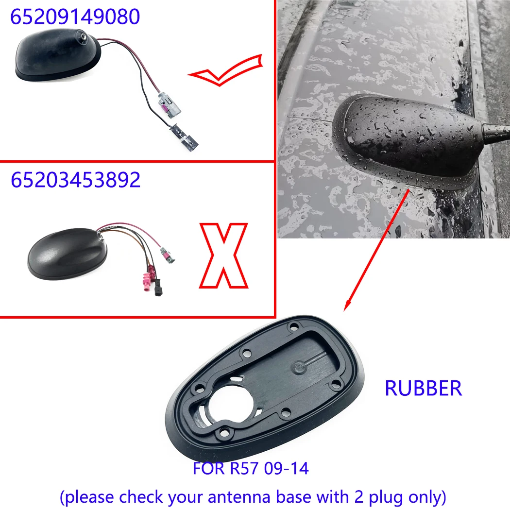 ESIRSUN-Antenna-Base-Rubber-Gasket-Sealing-Ring-Fit-For-BMW-MINI-R57 ...