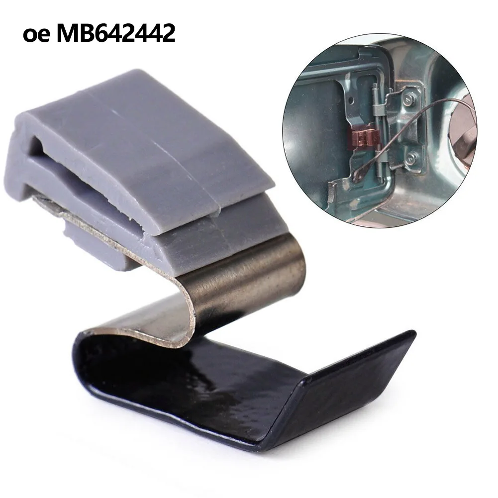 1 PCS Gas Fuel Door Tank Lid Spring Clip MB642442 Fit For Mitsubishi ...