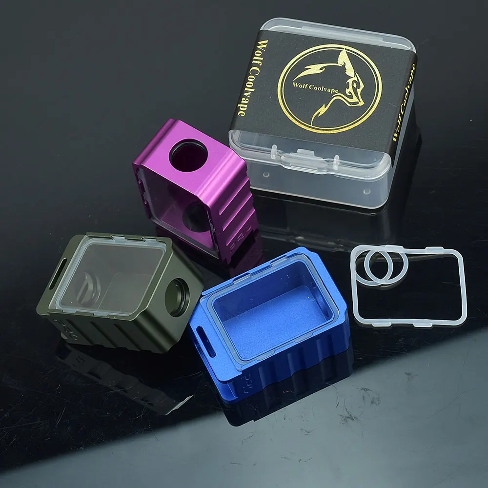 wolfcoolvape-Custom-PRC-Style-Boro-Tank-RBA-aluminum-Bridge-for-SXK-BB ...