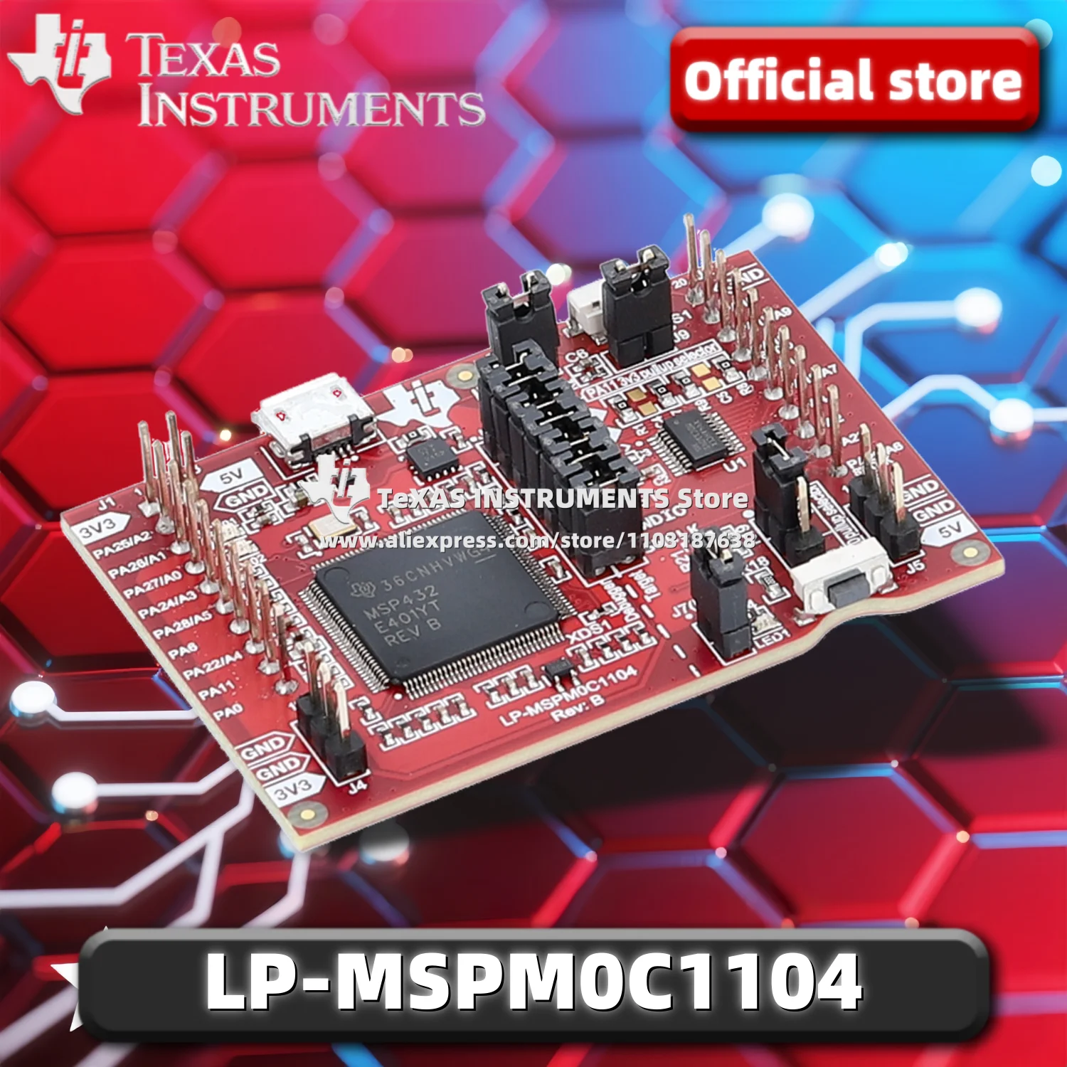【TI Official】 LP-MSPM0C1104 MSPM0C1104 LaunchPad ™ ชุดพัฒนาสำหรับอาร์ม ...
