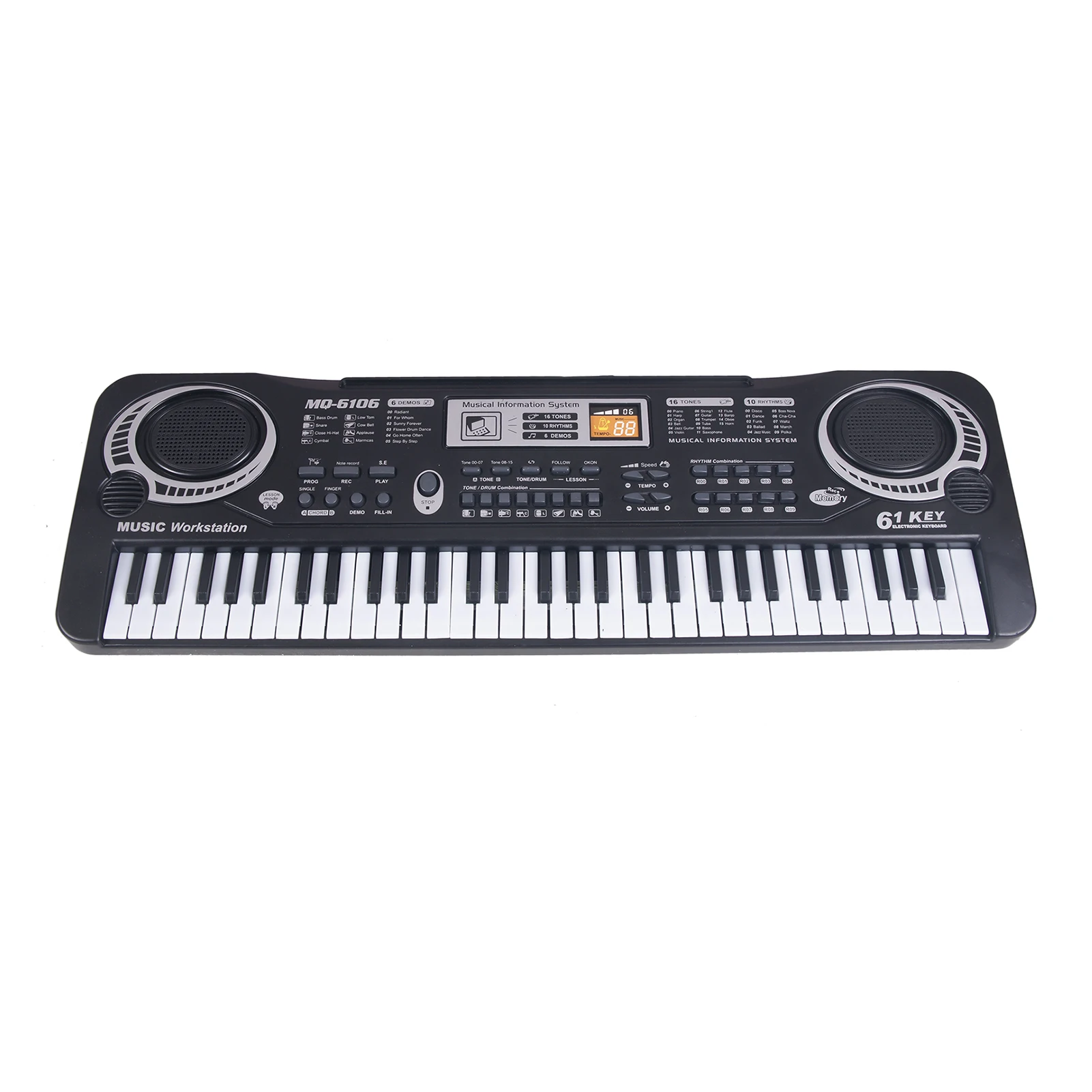 Clavier-lectronique-de-musique-num-rique-noir-61-pr-dire-piano-lectrique-cadeau-musical-pour ...
