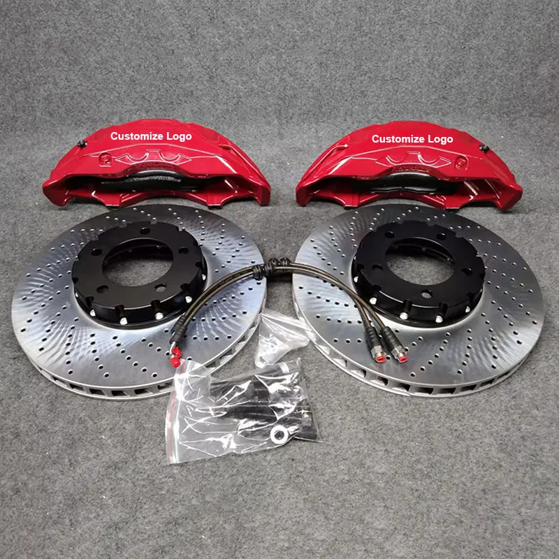 High-performance 10-piston brake caliper kit with 420/440mm brake discs ...