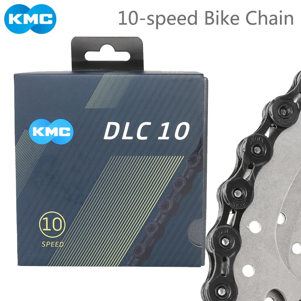 KMC-DLC-cadena-para-bicicleta-de-monta-a-accesorio-de-Color-negro-para ...