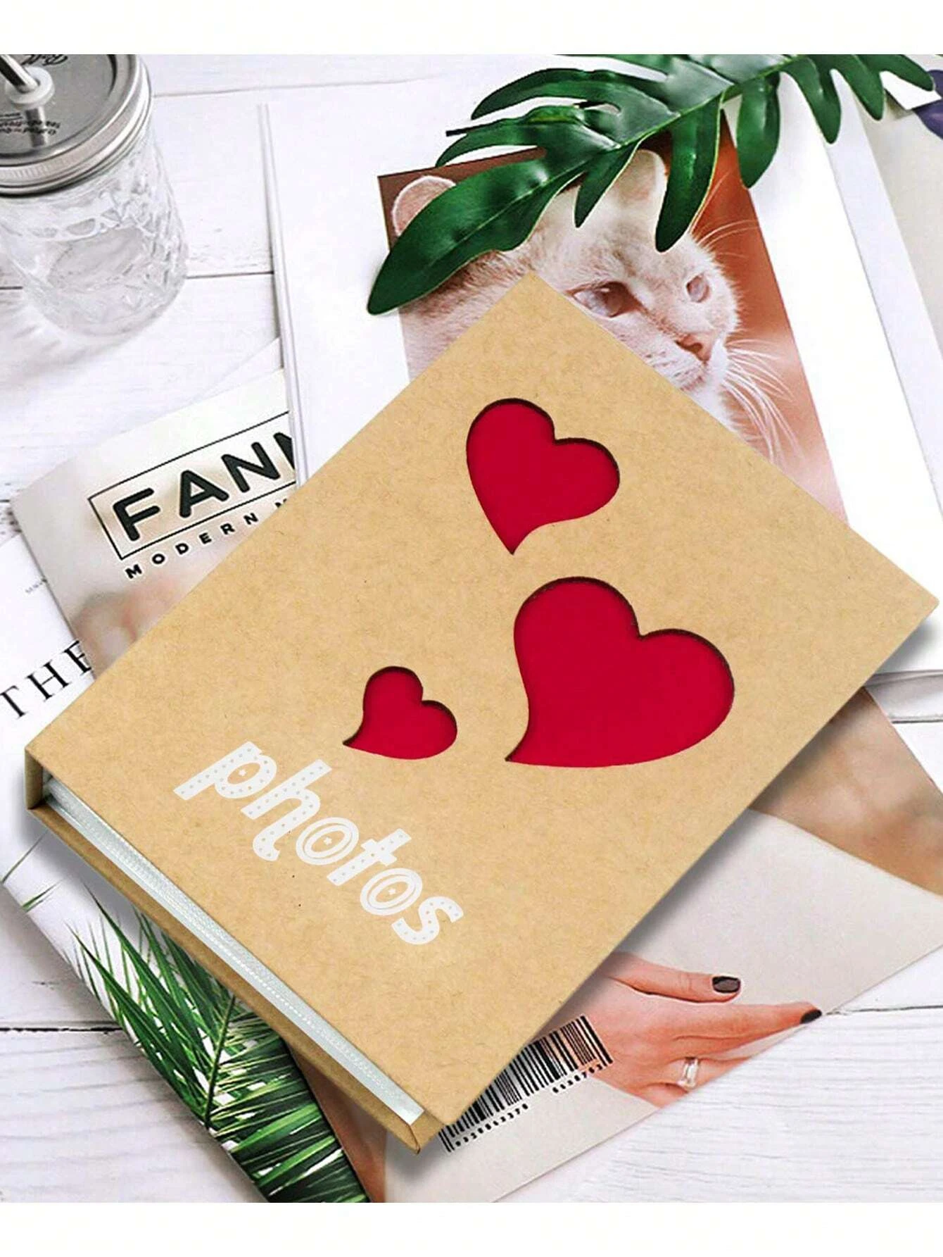 6-Inch-100-Sheets-Insert-Type-Photo-Album-With-Leather-Cover-Creative ...