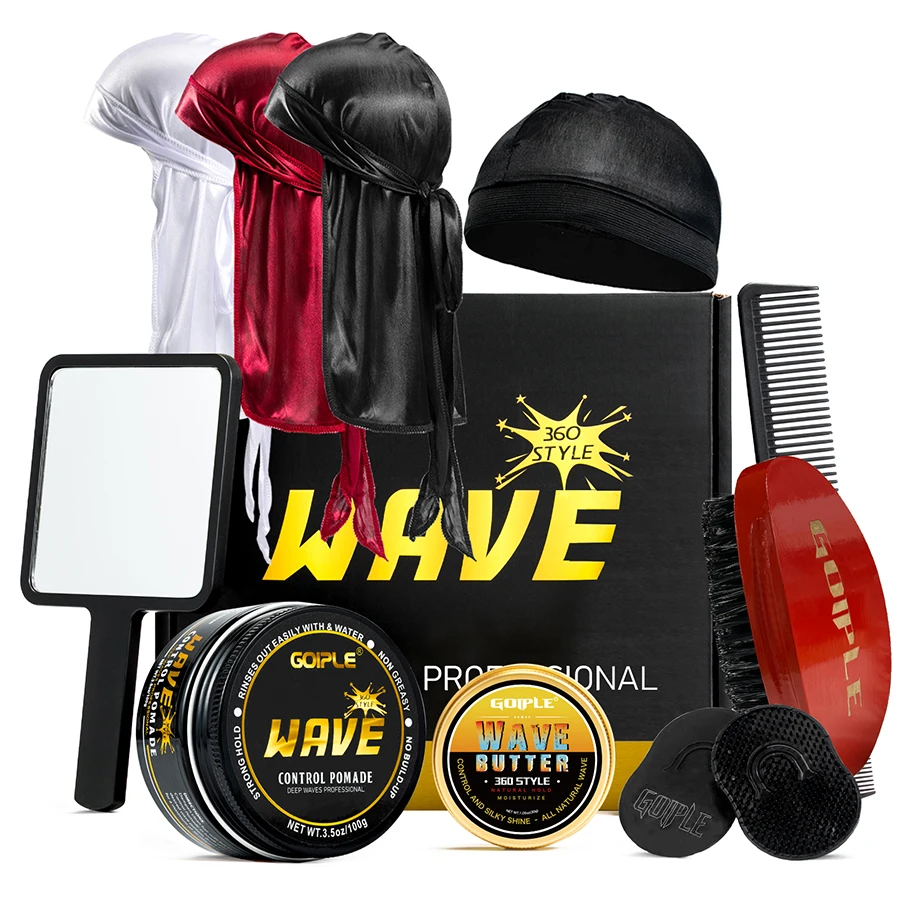 360 Style Wave Pomade for Men Gift Strong Hold Easy Wash Hair Cream ...