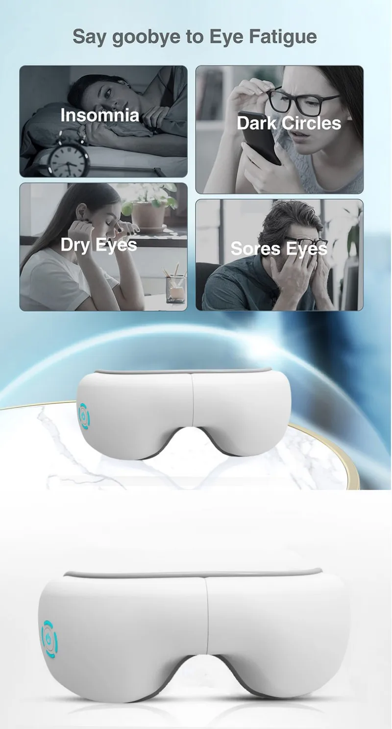 BLANC - Masseur Pour Les Yeux, Compresse Chaude, Instrument De Soins ...