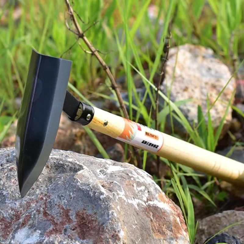 45x14-3x5-5cm-Multi-function-Manganese-Steel-Handheld-Plow-Garden-Hoe ...