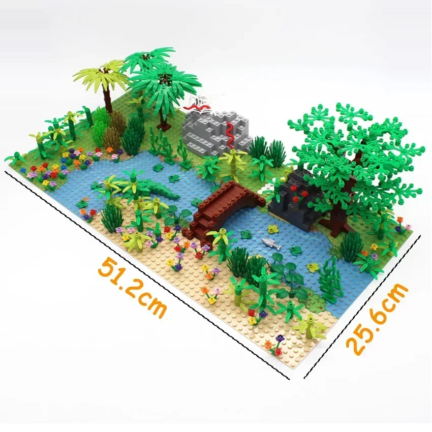 Building Blocks Assemble DIY Toys Gift MOC RainForest Jungle Wild ...