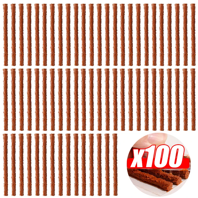 100Pcs-Tire-Repair-Strips-Tubeless-Rubber-Stiring-Glue-Seals-for-Car ...