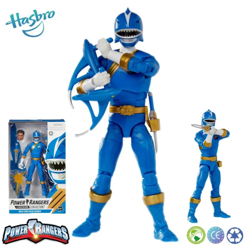 Hasbro Power Rangers Lightning Collections Wild Force Blue Ranger ...