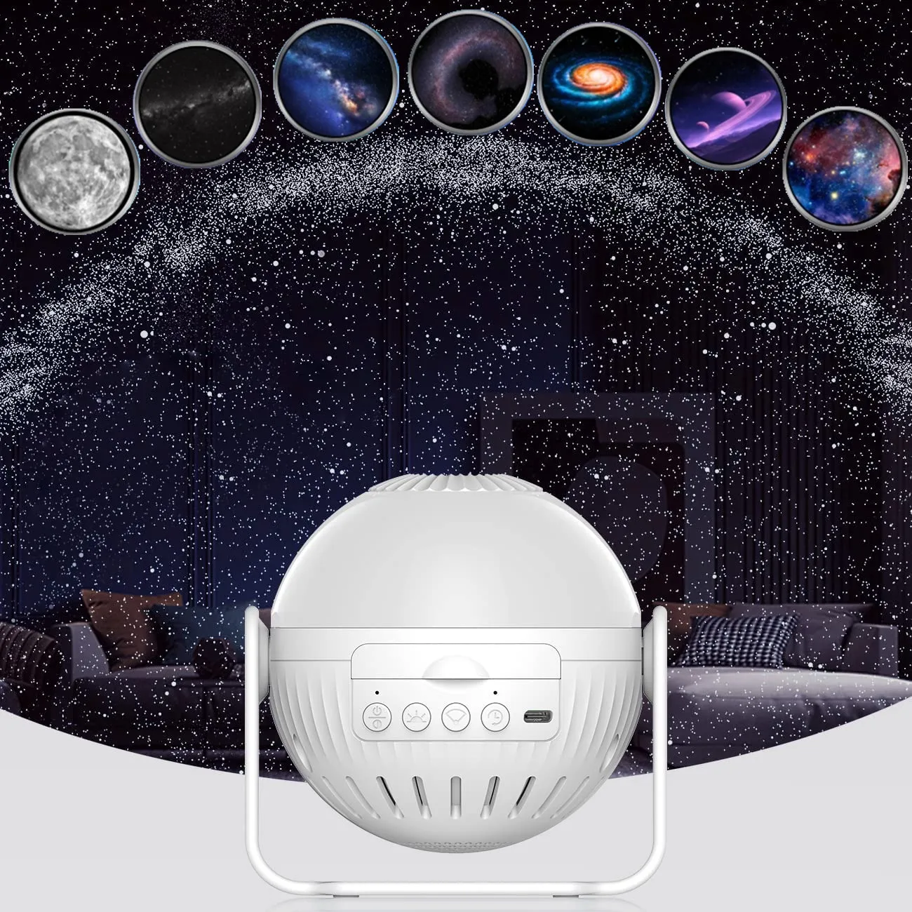 Proyector LED Galaxy para planetario de estrellas, luz nocturna ...