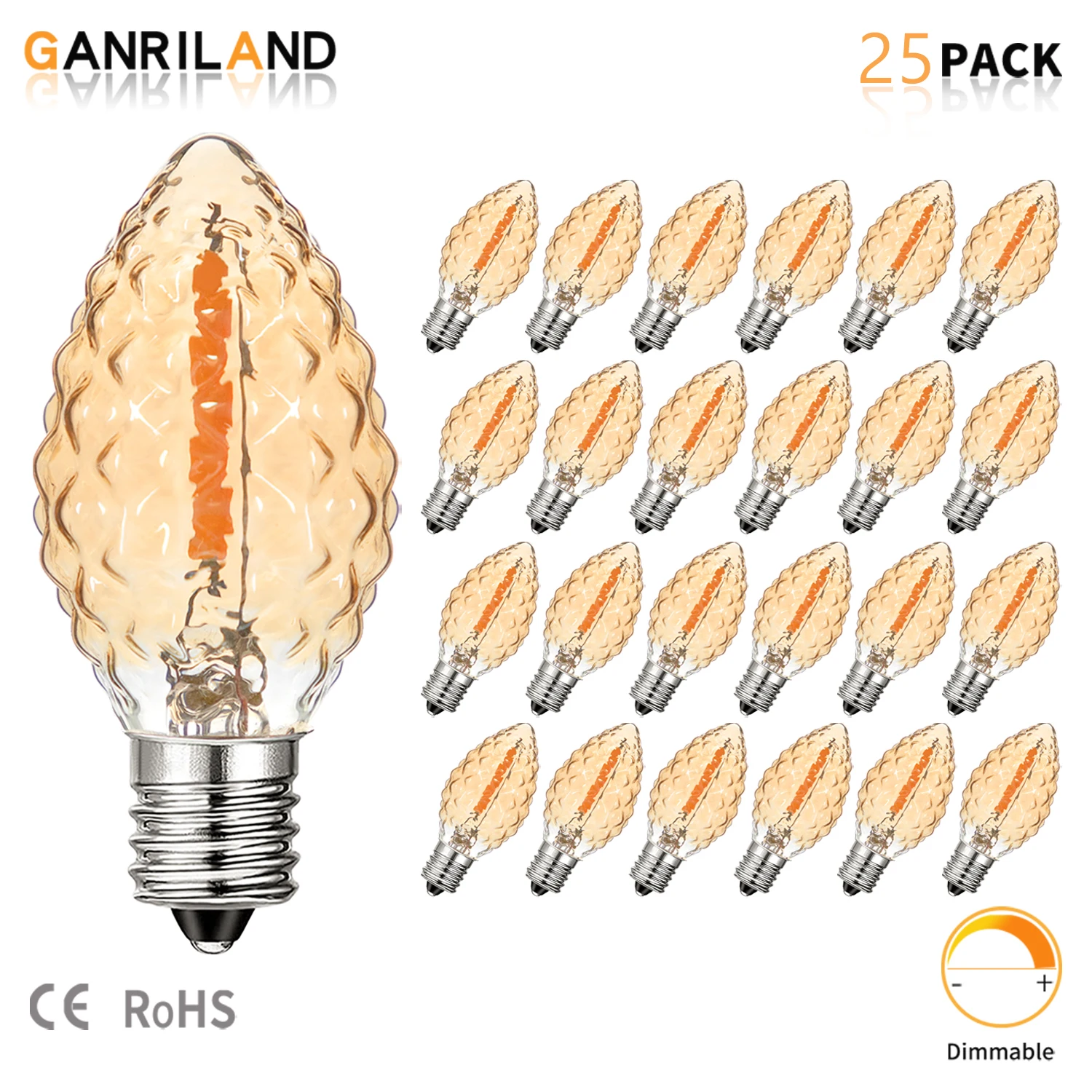 25Pack-E12-E14-Chandelier-Base-C7-Candelabra-LED-Light-Bulbs-Candle ...