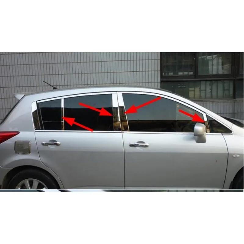 car-styling-stickers-for-2005-2010-Nissan-TIIDA-pillar-trim-kluger ...