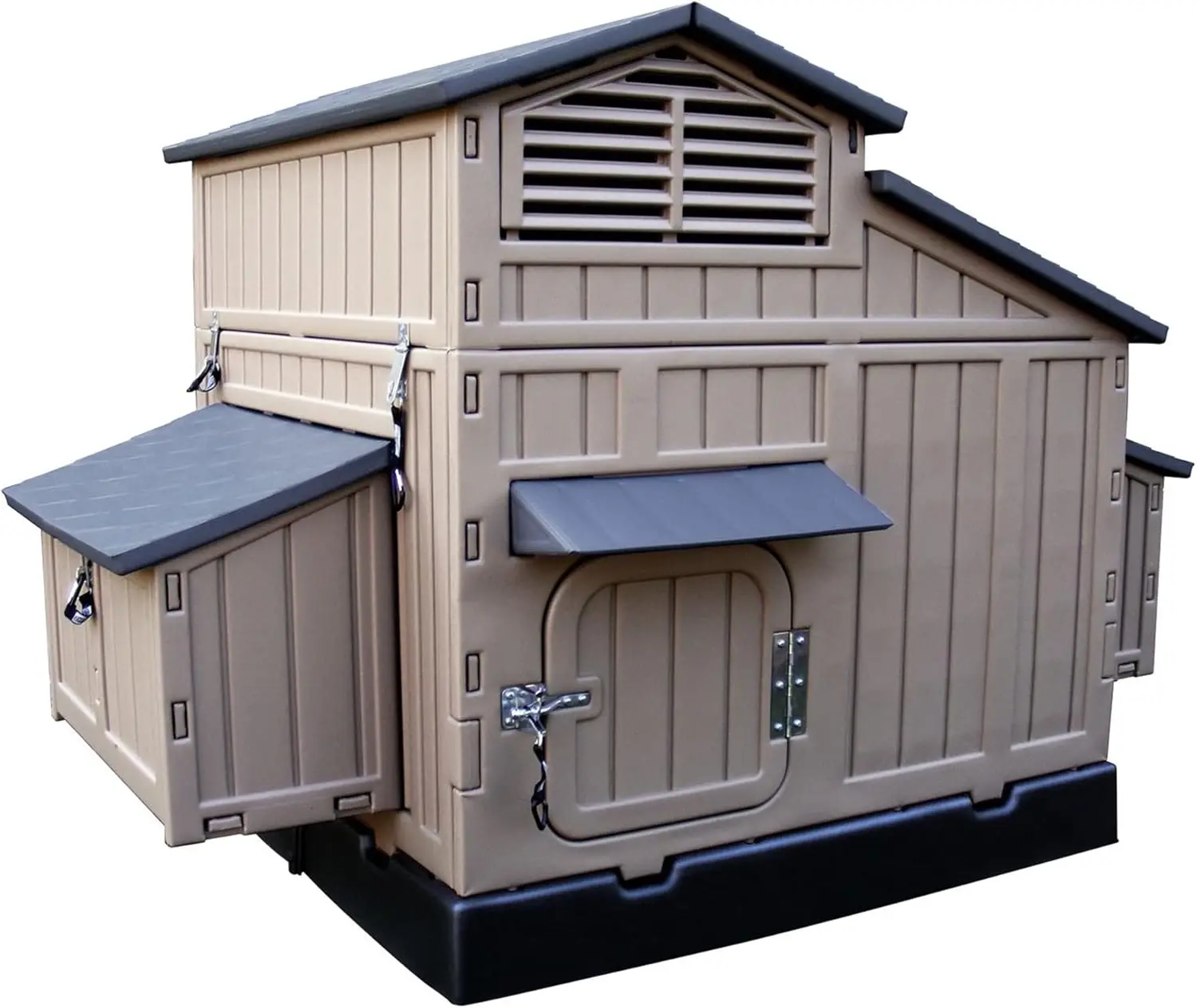 Large-Chicken-Coop-Backyard-Hen-House-4-6-Large-6-12-Bantams-Water-and ...