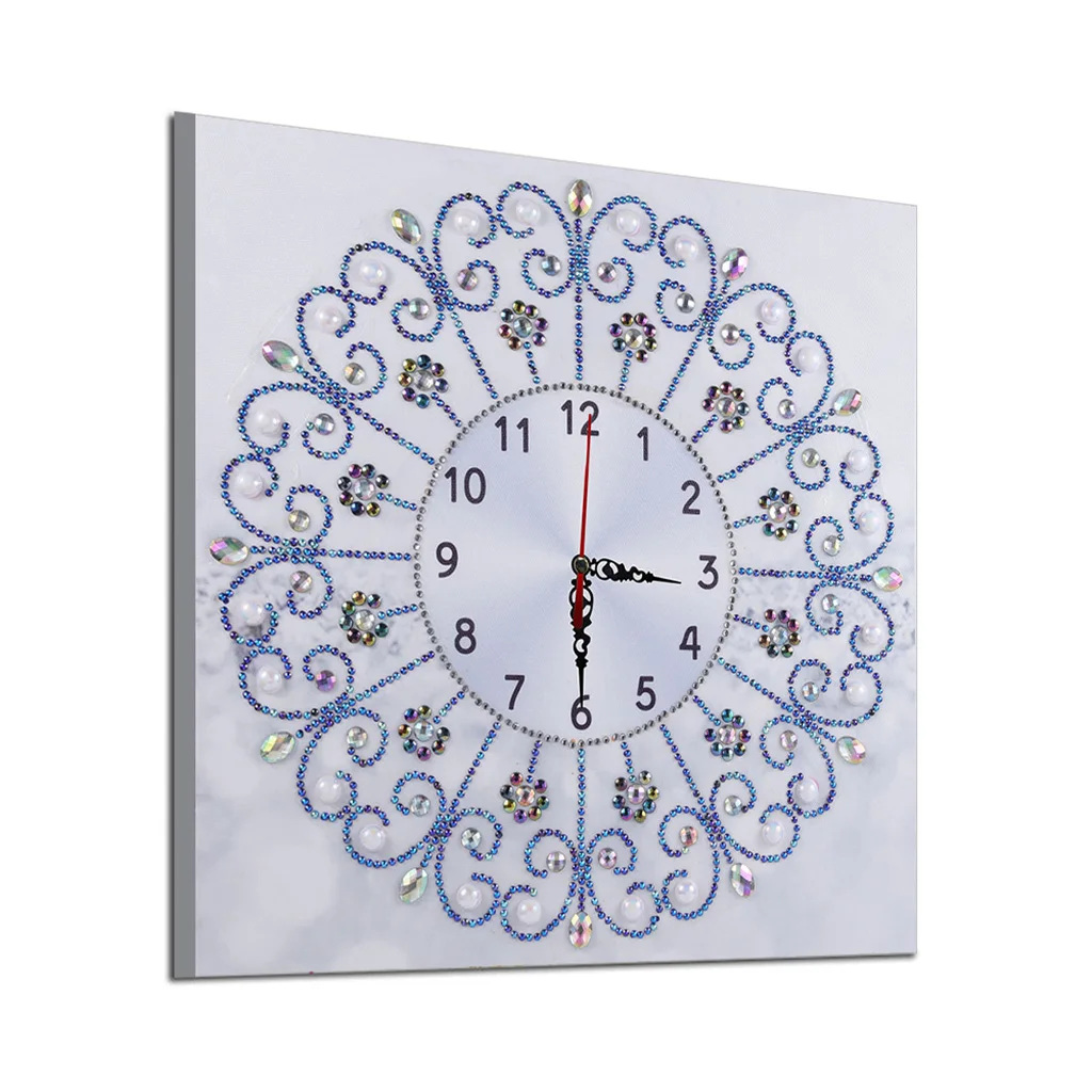 1pc-Set-DIY-Diamond-Painting-Clocks-Without-Frame-Canvas-Materials-with ...