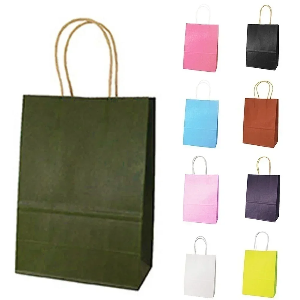 1-10pcs-Kraft-Paper-Gift-Bag-with-Handles-Paper-Boxes-for-Packaging ...
