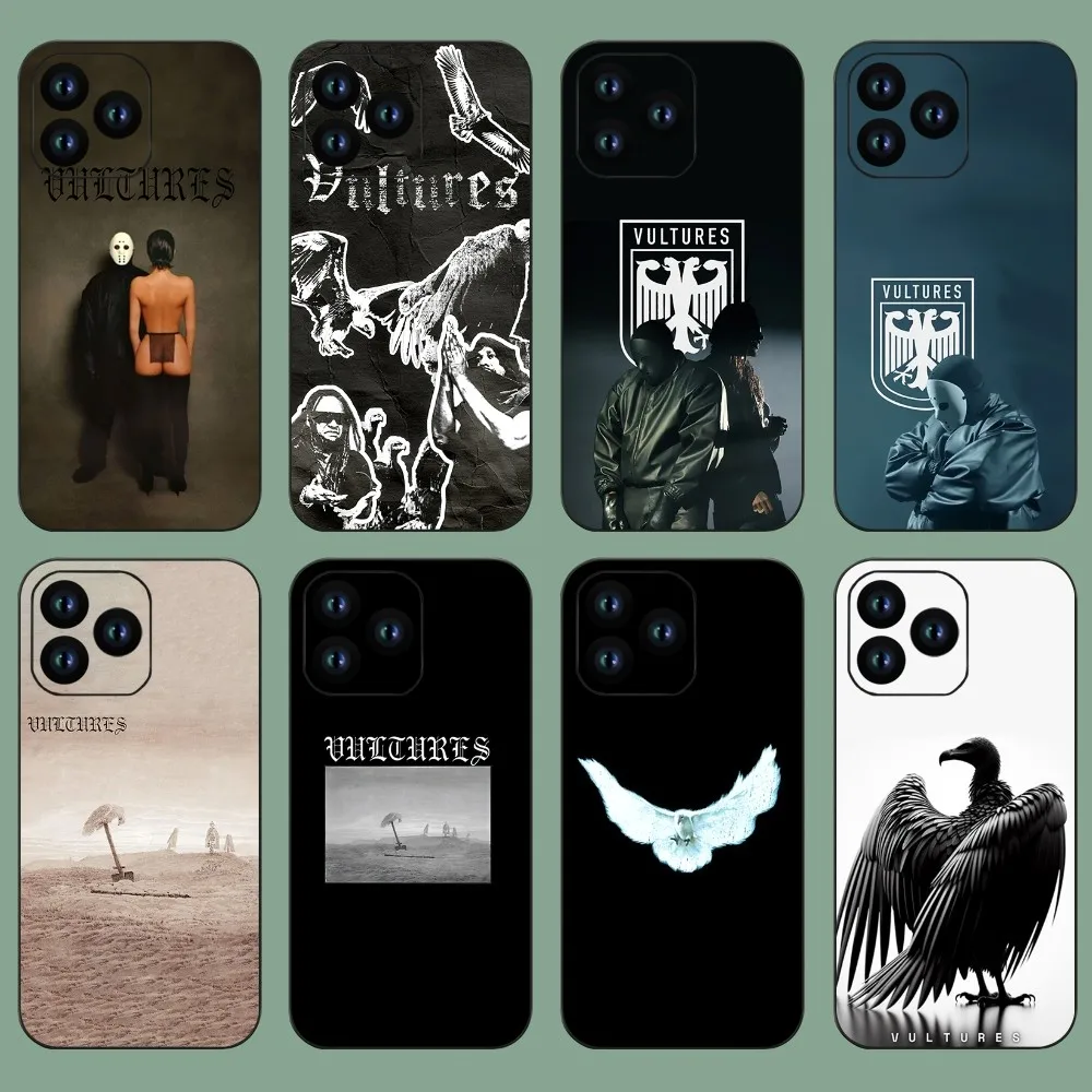 Rapper-Kanye-West-Vultures-Phone-Case-For-iPhone-11-12-13-14-15-Mini ...