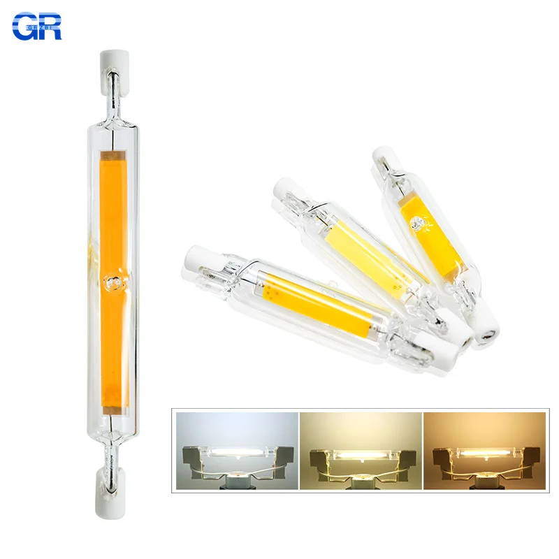 Ampoule-LED-COB-tube-de-verre-R7S-haute-puissance-lampe-ma-s ...
