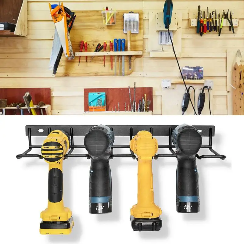 Tool-Rack-Electric-Drill-Holder-Wall-Mount-Tools-Organizer-Wrench-Tool ...