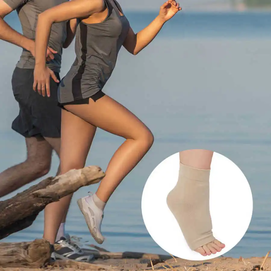 Ankle-Bone-Protection-Sock-Heel-Padded-Sleeve-Sock-Improve-Rough ...