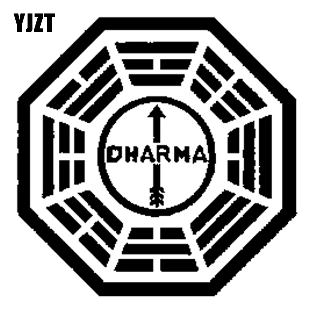 YJZT-15CM-15CM-Lost-Dharma-Initiative-Personality-Vinyl-Car-Stickers ...