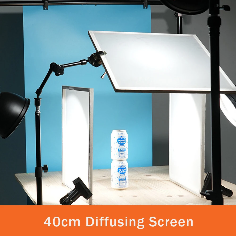 Écran de Diffusion de photographie 40cm, réflecteur de lumière douce ...