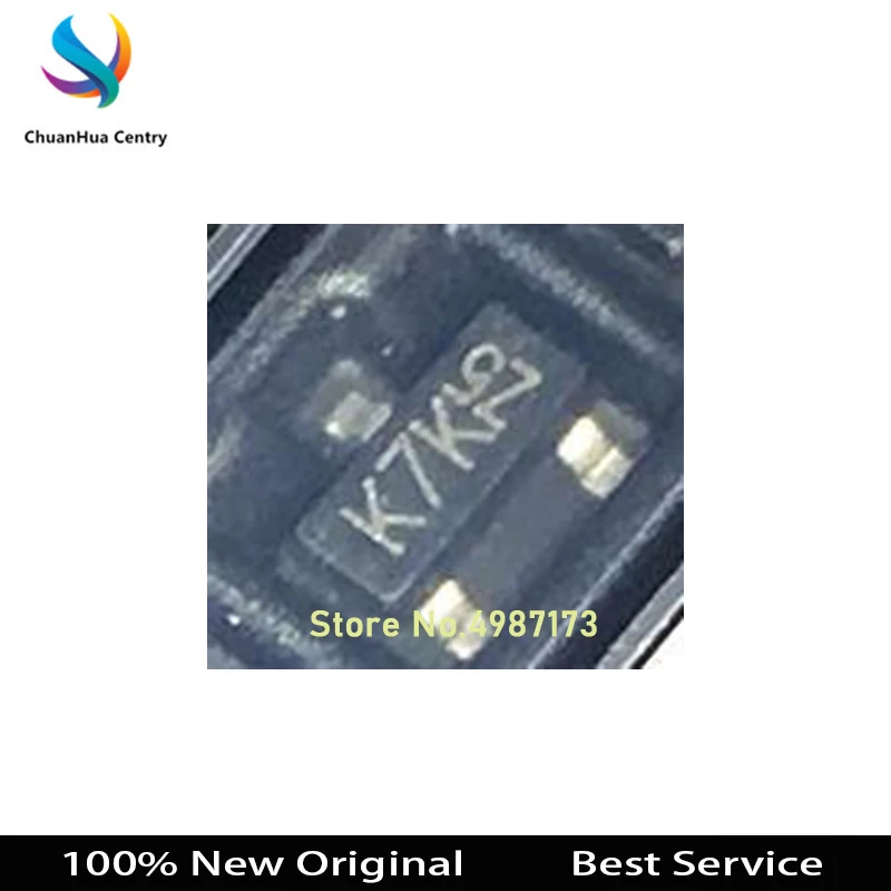 20 Pcs/Lot 2N7002K-7 K7K SOT23 60V/380mA New and Original In Stock