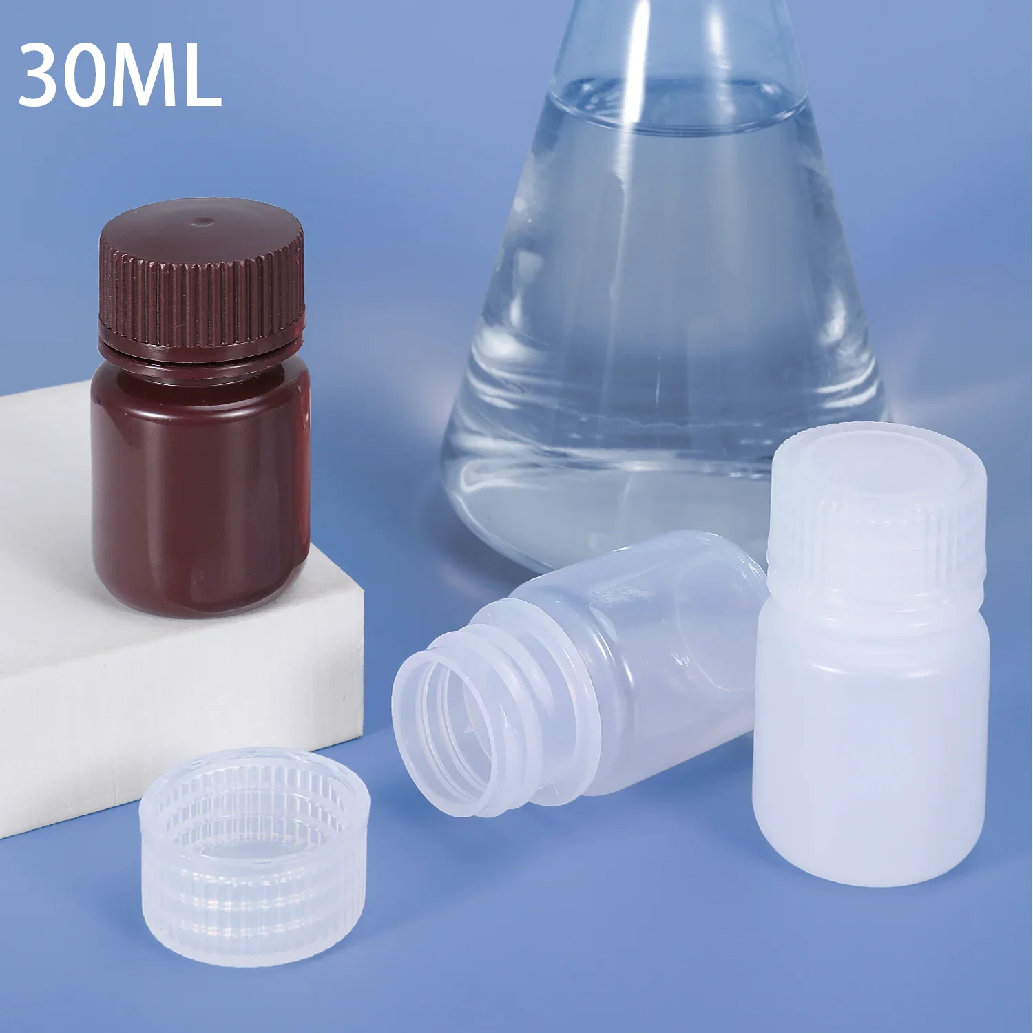 20PCS-of-30ML-Round-Plastic-Bottles-PP-Material-Sample-liquid-Storage ...