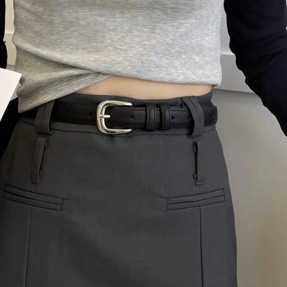 Leather belt for women with vintage women belts and high-end feel ...