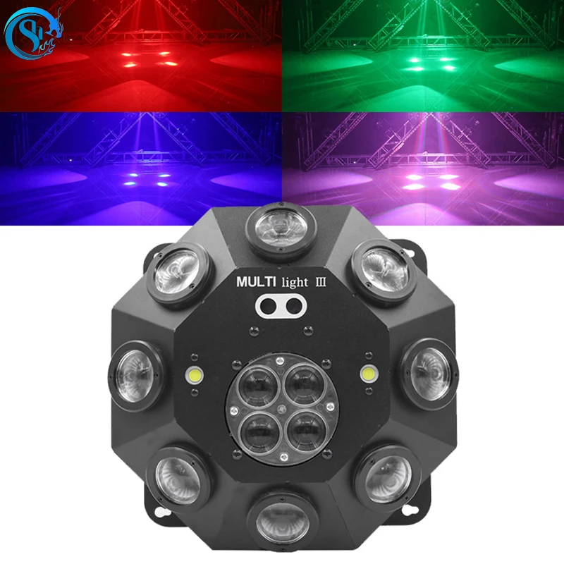 New-RGBW-Bee-Eye-5-In1-Led-Laser-Beam-Spider-Disco-Moving-Head-Light-By ...