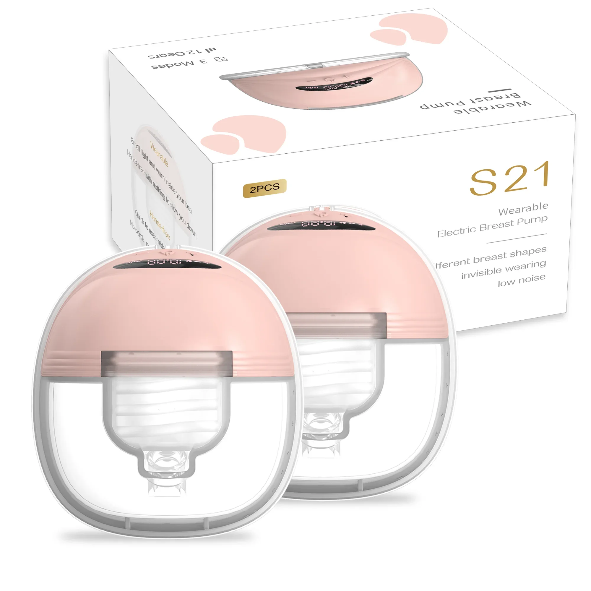 Custom Automatic Wireless Wearable Breast Pump Machine Hands Free ...