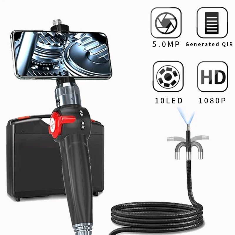 6mm-360-Degree-Turn-Industrial-Endoscope-Car-Inspection-Camera-With-6 ...