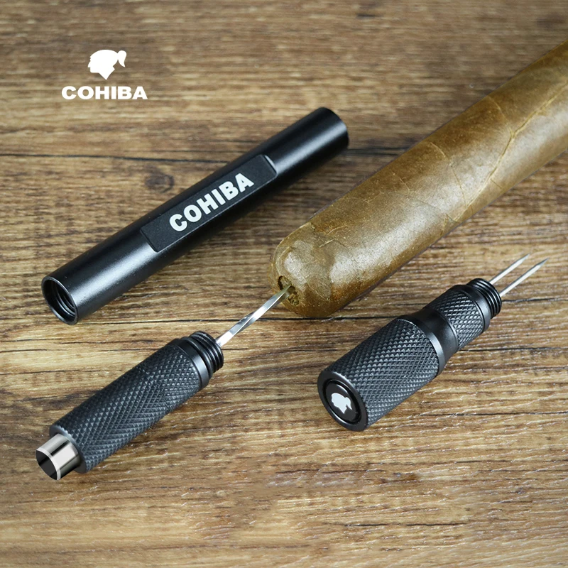 Cigar Draw Enhancer Tool Smoker Portable Dredge Drilled Cigar Punch ...