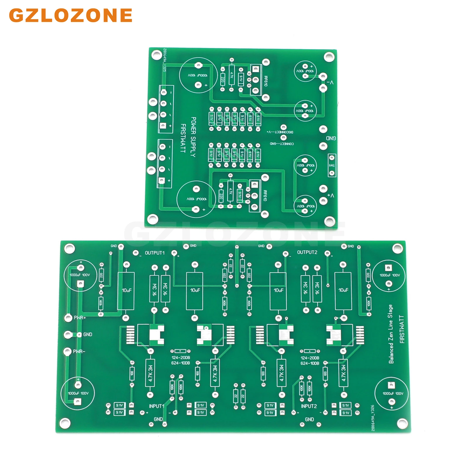 HIFI-FirstWatt-PASS-Fully-Balanced-Preamplifier-Bare-PCB-Base-On-PASS ...