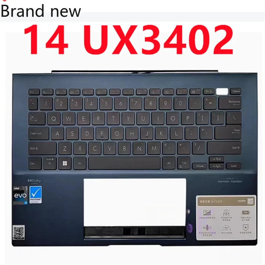 FOR ASUS Zenbook 14 OLED Spirit Shine 14 UX3402 Notebook Keyboard C ...