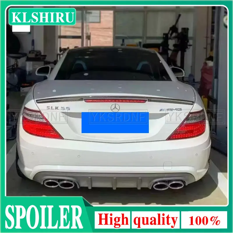 R171-R172-carbon-fiber-and-gloss-black-rear-spoiler-for-Mercedes-Benz ...
