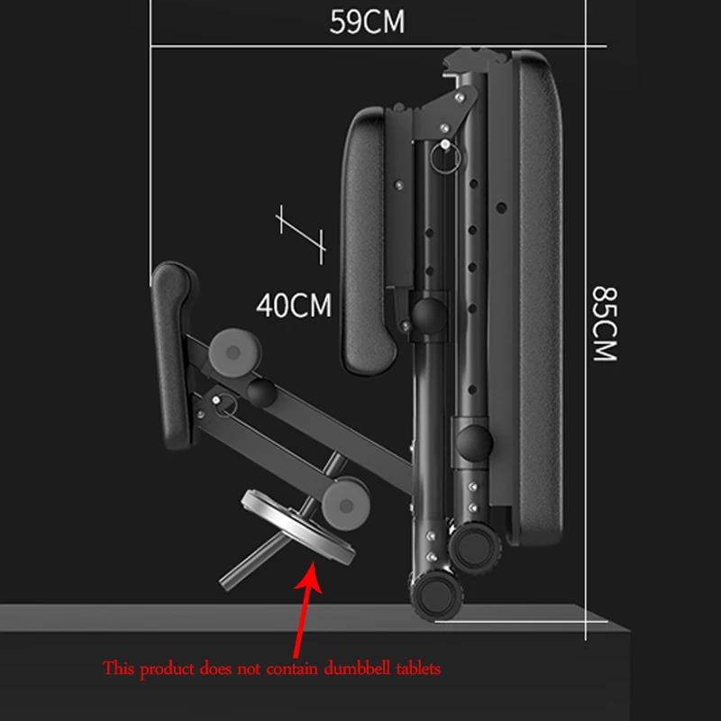 Multi-functional Fitness Chair Sit-ups Fitness Equipment Supine Board ...