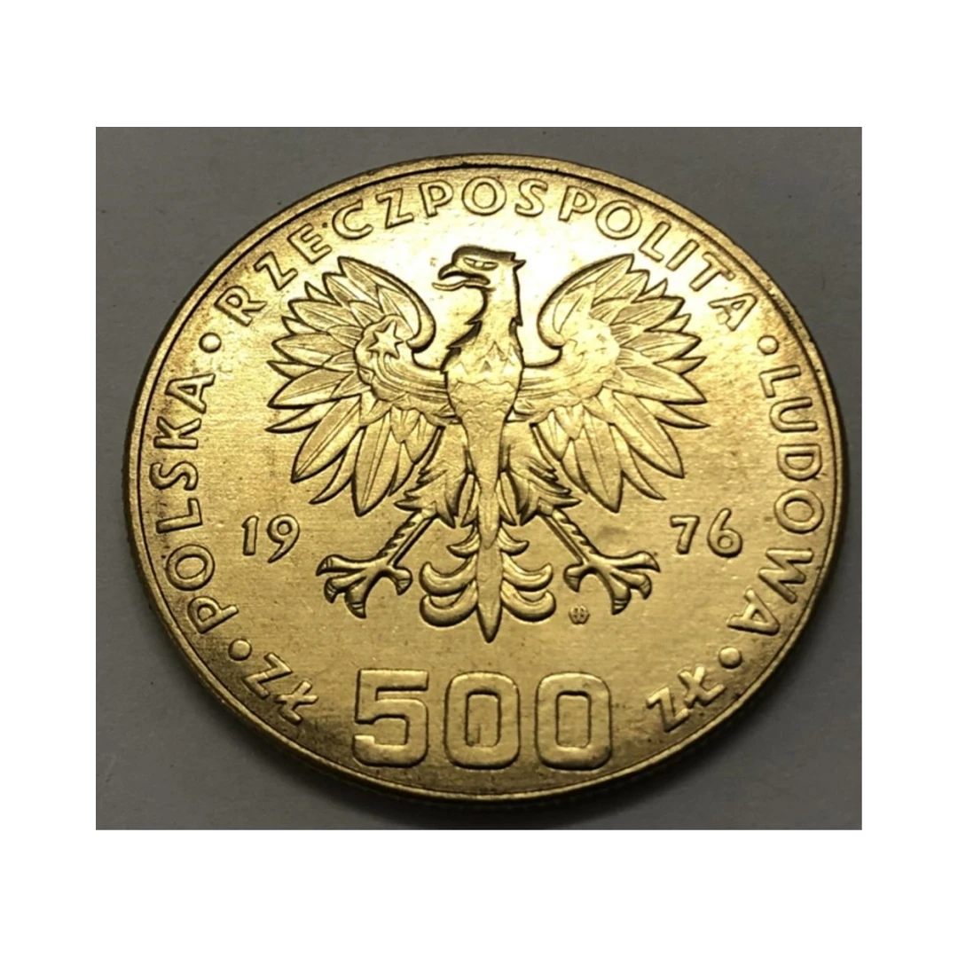 1976 Polen 500 Z otych Tadeusz Kosciuszko Munt Exemplaar jpg 1976 Polen 500 Z otych Tadeusz Kosciuszko Munt Exemplaar jpg