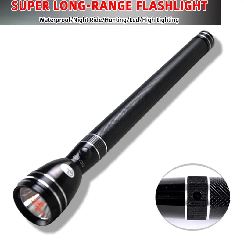 High-Power-Rechargeable-LED-Flashlight-500m-Long-Range-3-Modes-Light ...